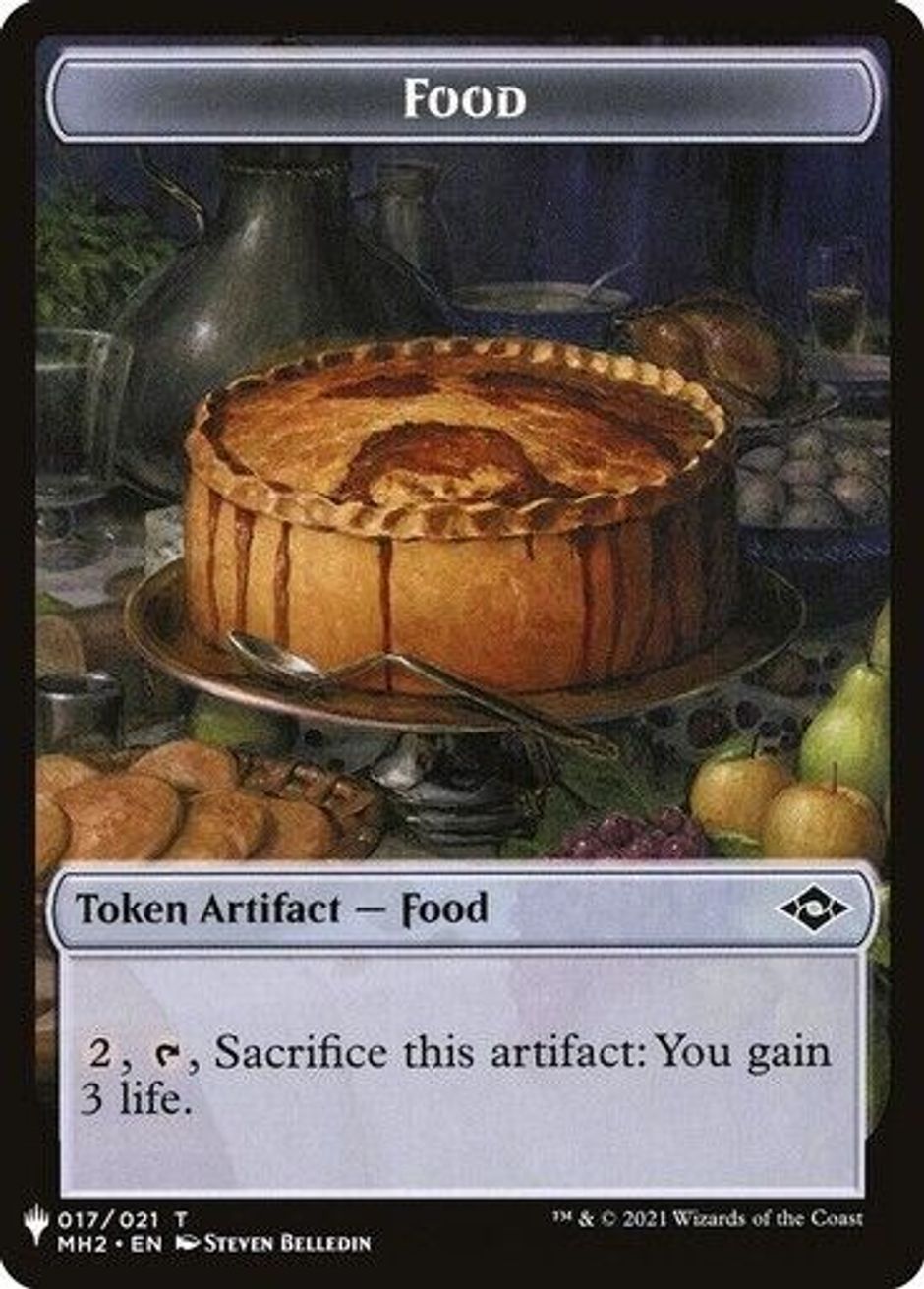 Food // Golem Double-sided Token - The List Reprints - Magic: The Gathering