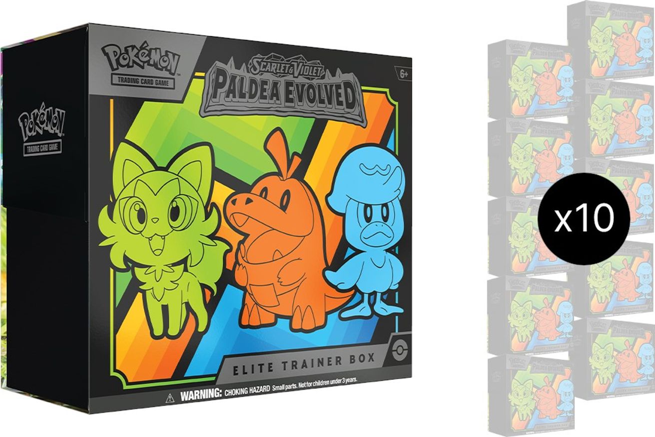 Paldea Evolved Elite Trainer Box Case - SV02: Paldea Evolved - Pokemon
