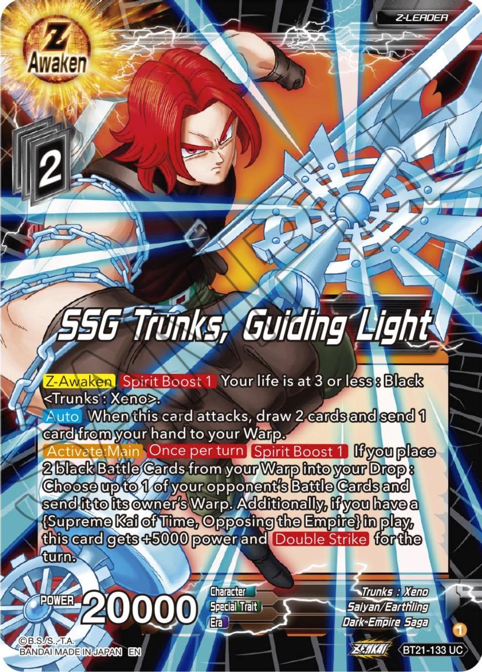 SSG Trunks, Guiding Light - Wild Resurgence - Dragon Ball Super CCG
