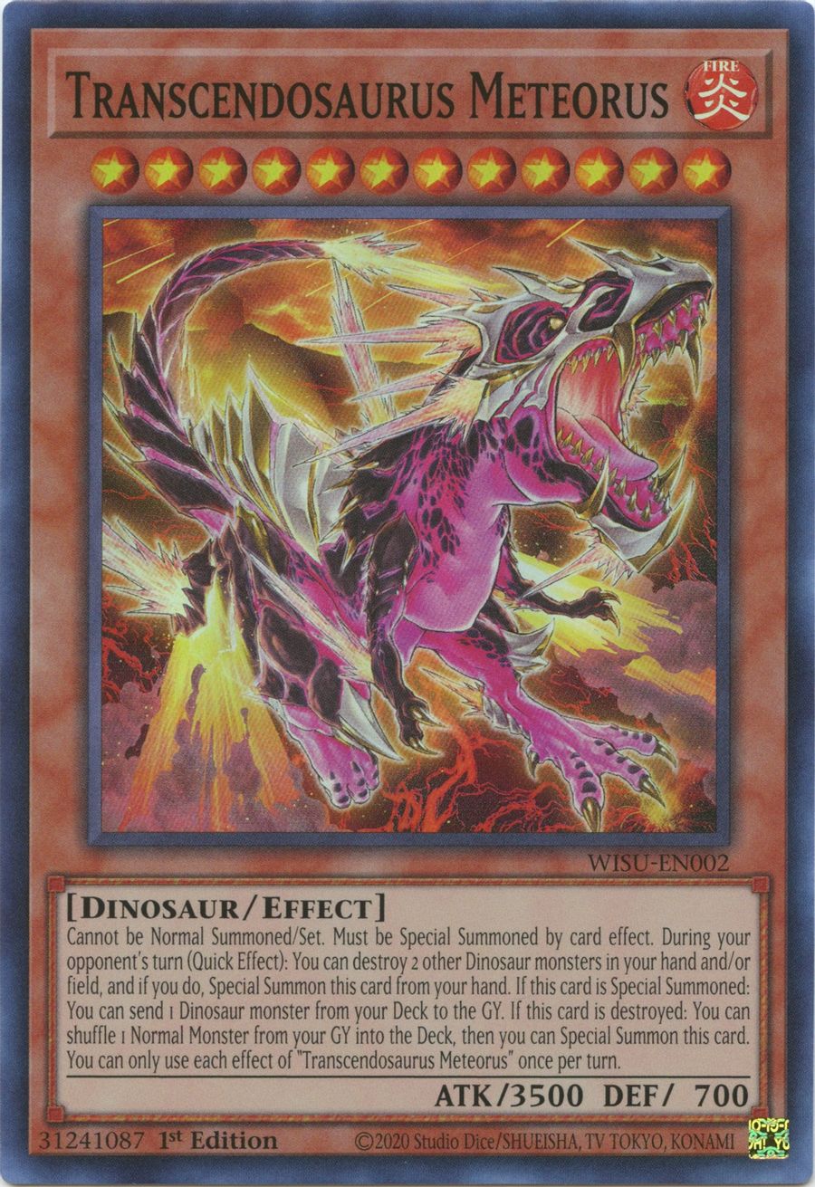 Transcendosaurus Meteorus - Wild Survivors - YuGiOh