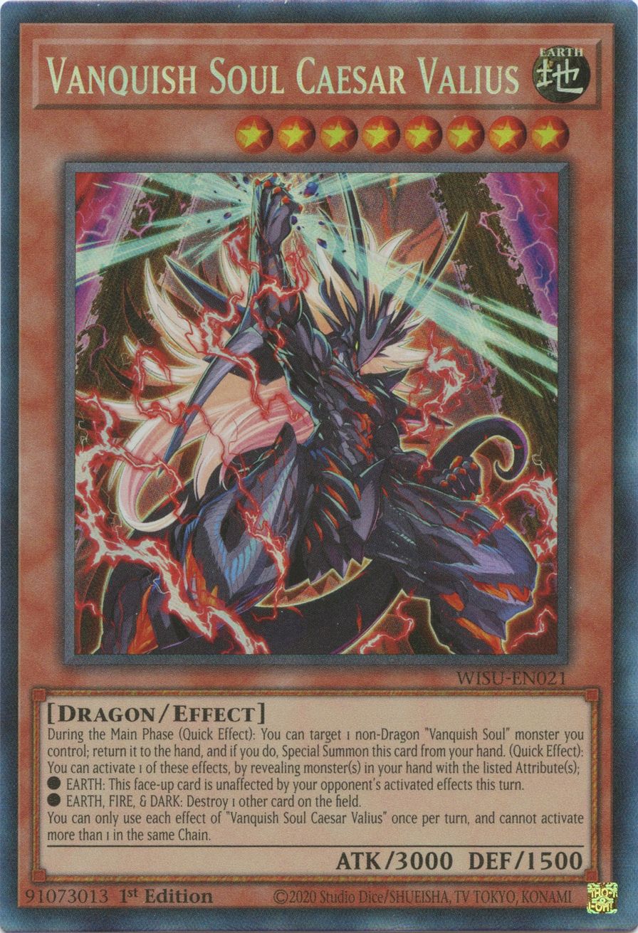Vanquish Soul Caesar Valius (CR) - Wild Survivors - YuGiOh