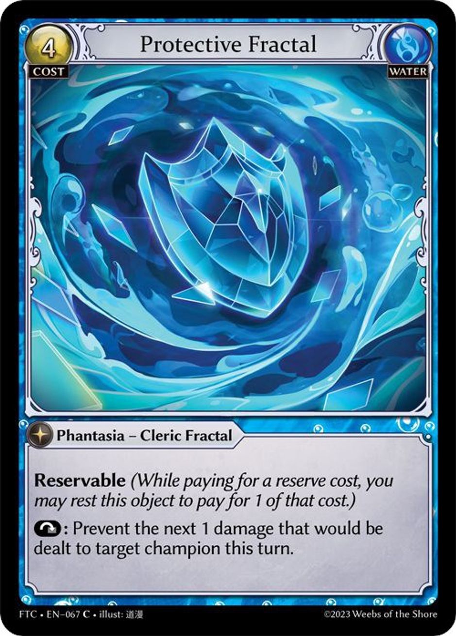Protective Fractal - Fractured Crown - Grand Archive TCG