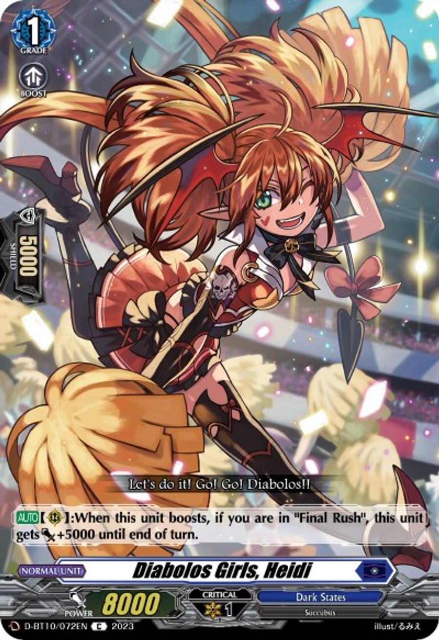 Diabolos Girls, Heidi - Dragon Masquerade - Cardfight Vanguard