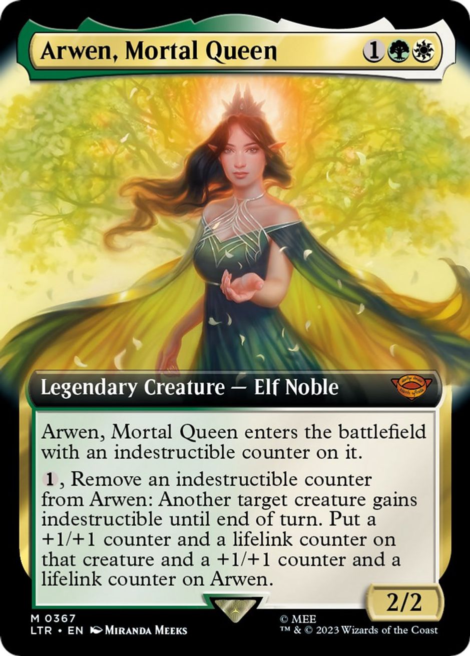 Arwen, Mortal Queen (Extended Art) - Universes Beyond: The Lord of the Rings: Tales of Middle ...