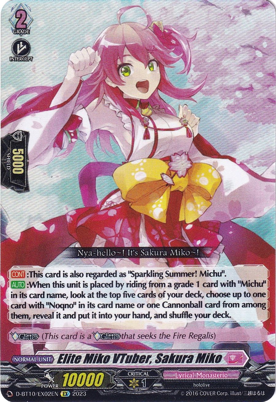 Elite Miko VTuber, Sakura Miko - Dragon Masquerade - Cardfight Vanguard