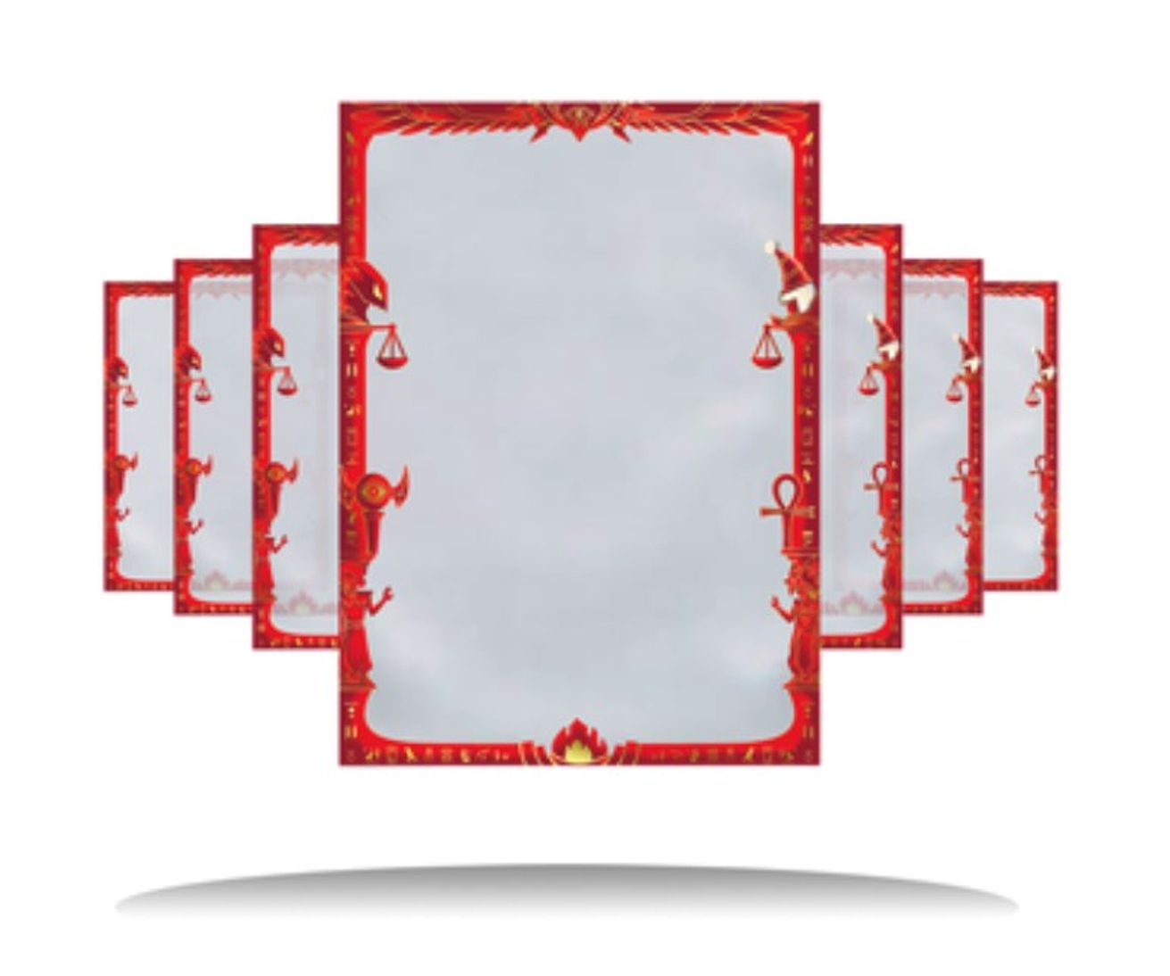 Imperium Duelist Border Sleeves: Stone Tablet 4 Holiday Special (60 ...
