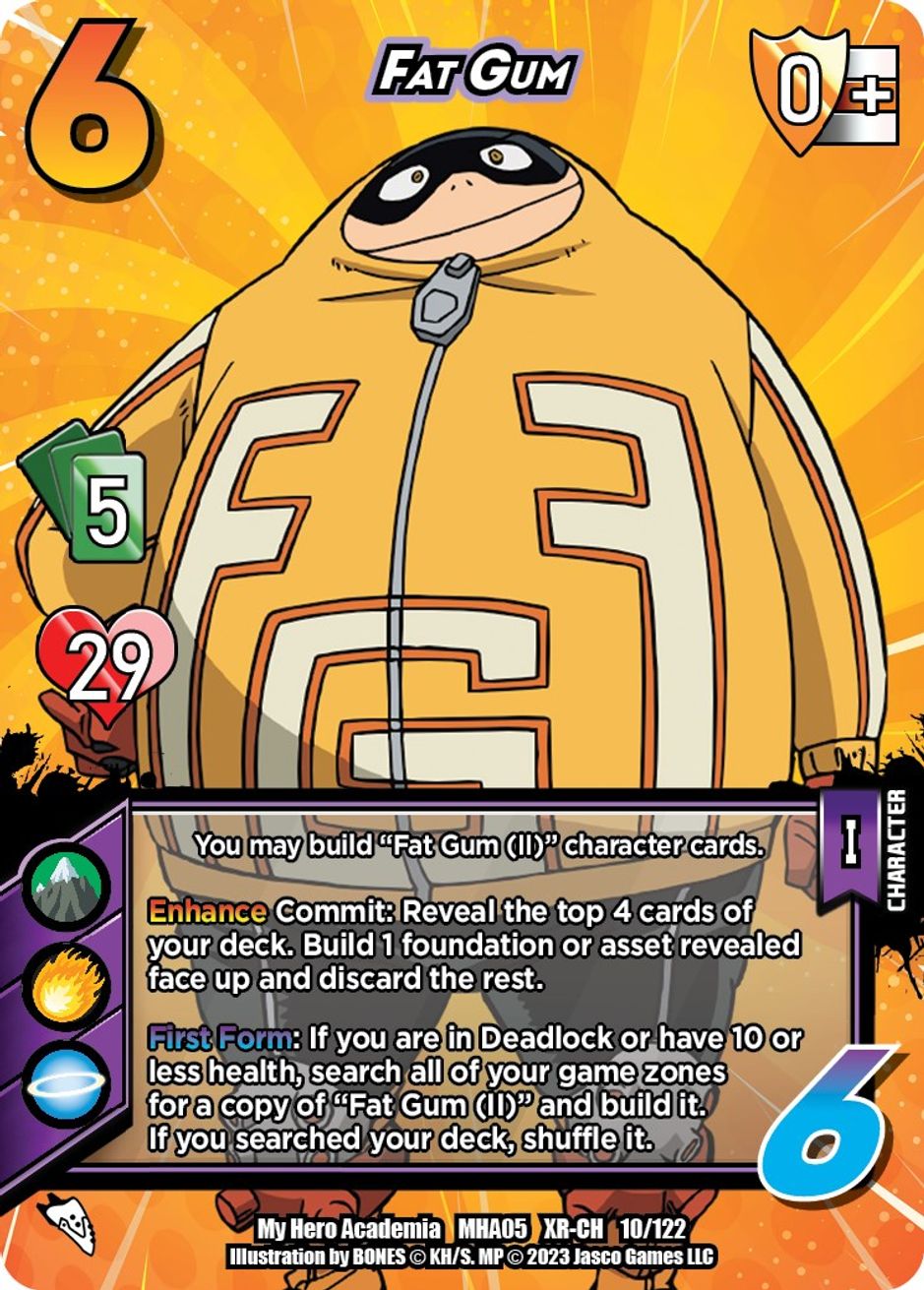 Fat Gum (XR-CH) - UniVersus: My Hero Academia: Undaunted Raid - UniVersus