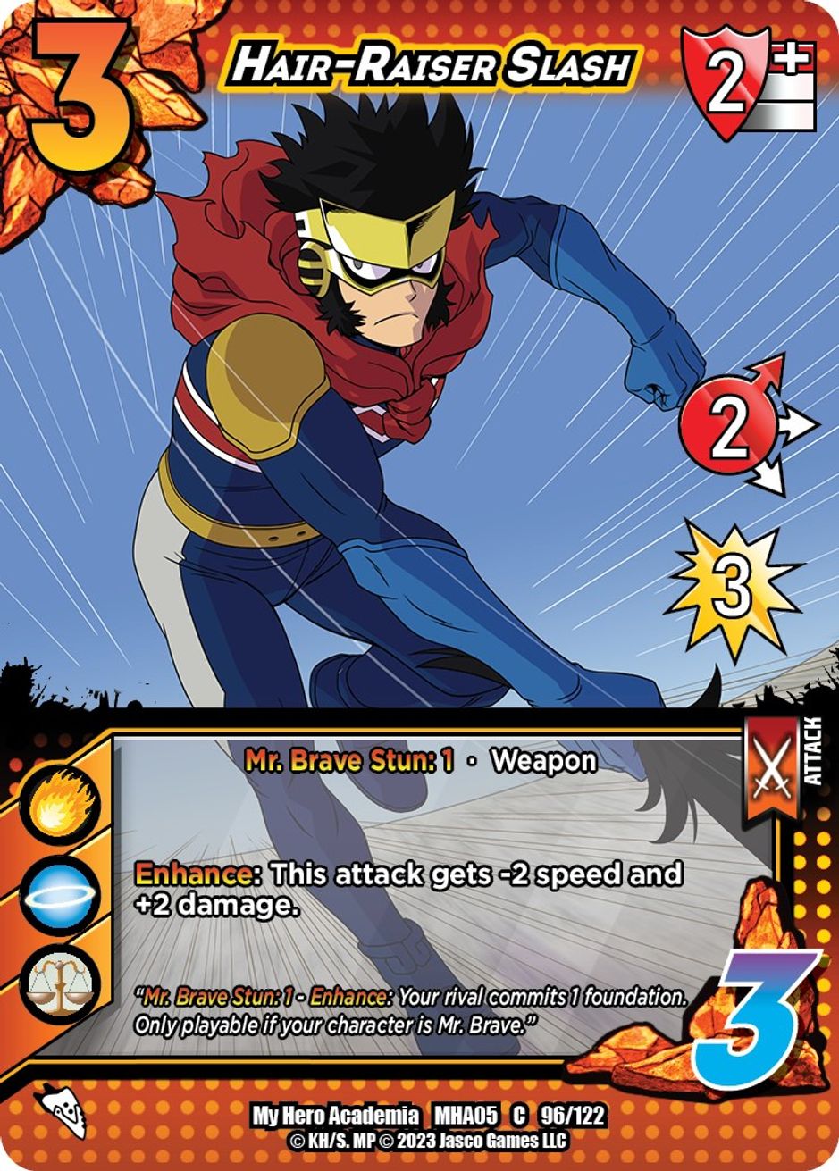 Hair-Raiser Slash - UniVersus: My Hero Academia: Undaunted Raid - UniVersus