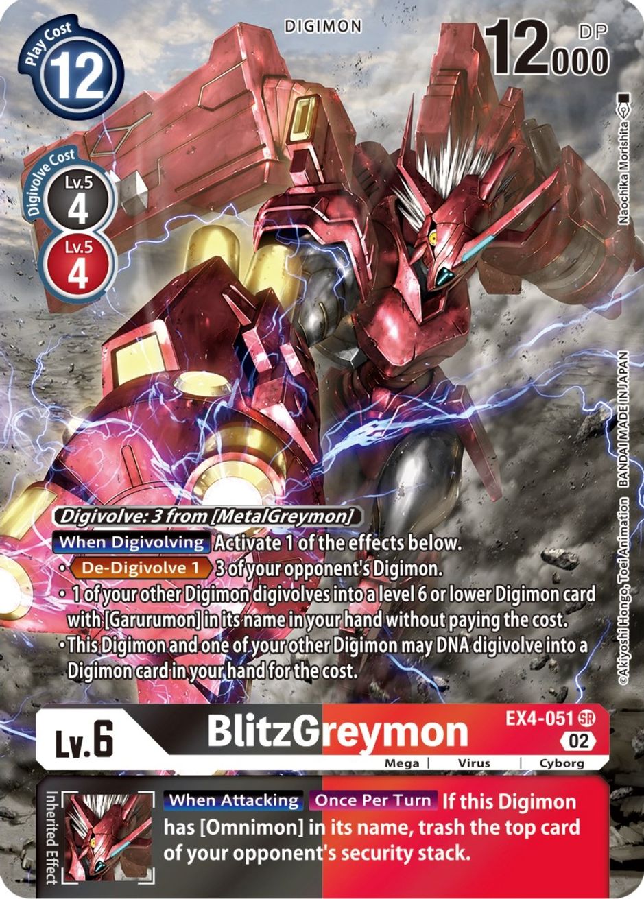 BlitzGreymon (Alternate Art) - Alternative Being Booster - Digimon Card Game