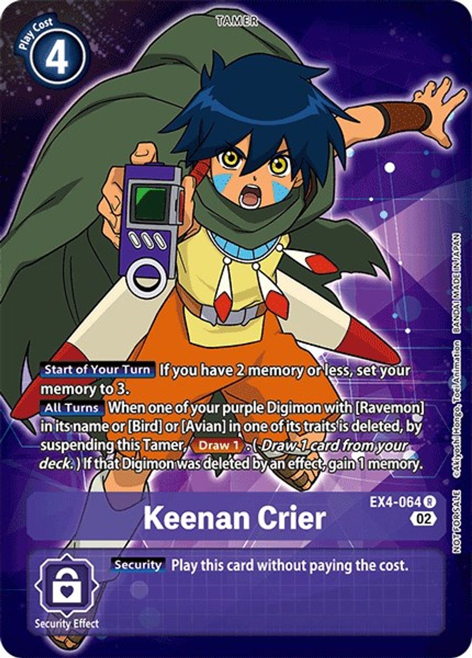 Keenan Crier (Alternate Art) - Alternative Being Booster - Digimon Card Game