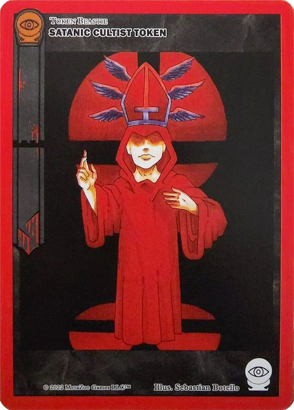 Satanic Cultist Token - Seance: First Edition - MetaZoo