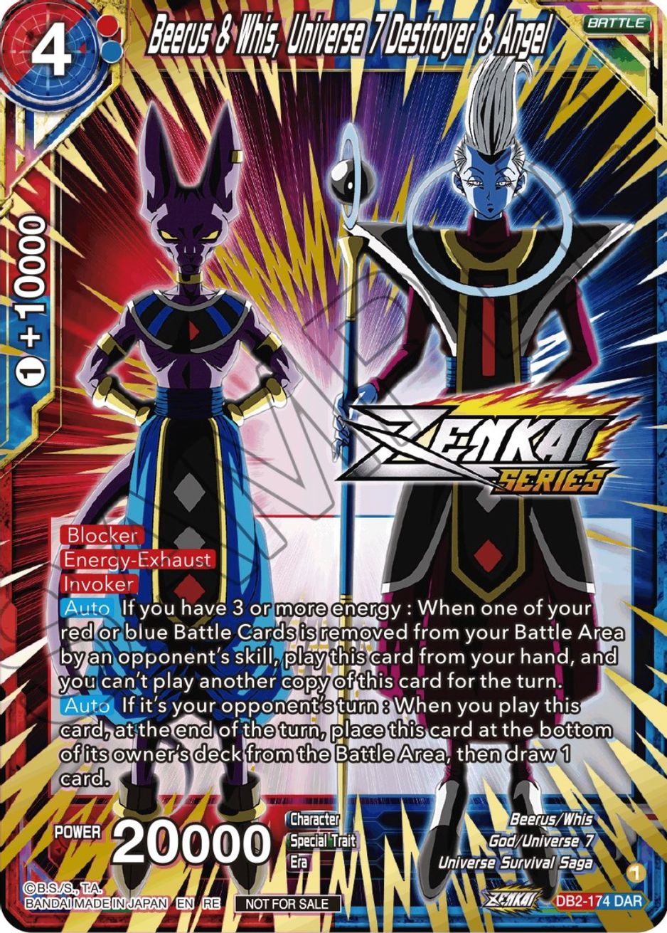 Beerus & Whis, Universe 7 Destroyer & Angel (Event Pack 12 ...