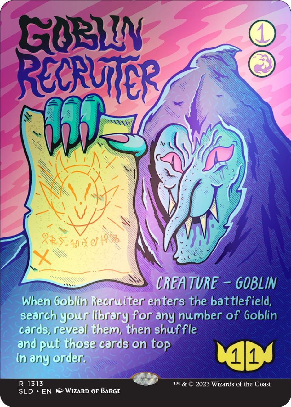 Goblin Recruiter (Rainbow Foil) - Secret Lair Drop Series - Magic: The ...