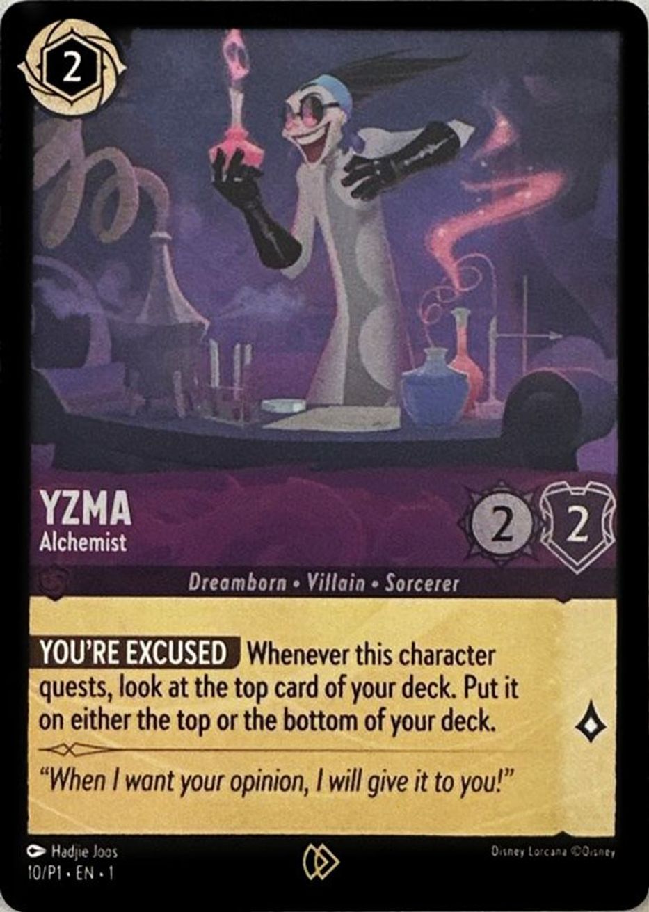 Yzma - Alchemist - Disney Lorcana Promo Cards - Disney Lorcana