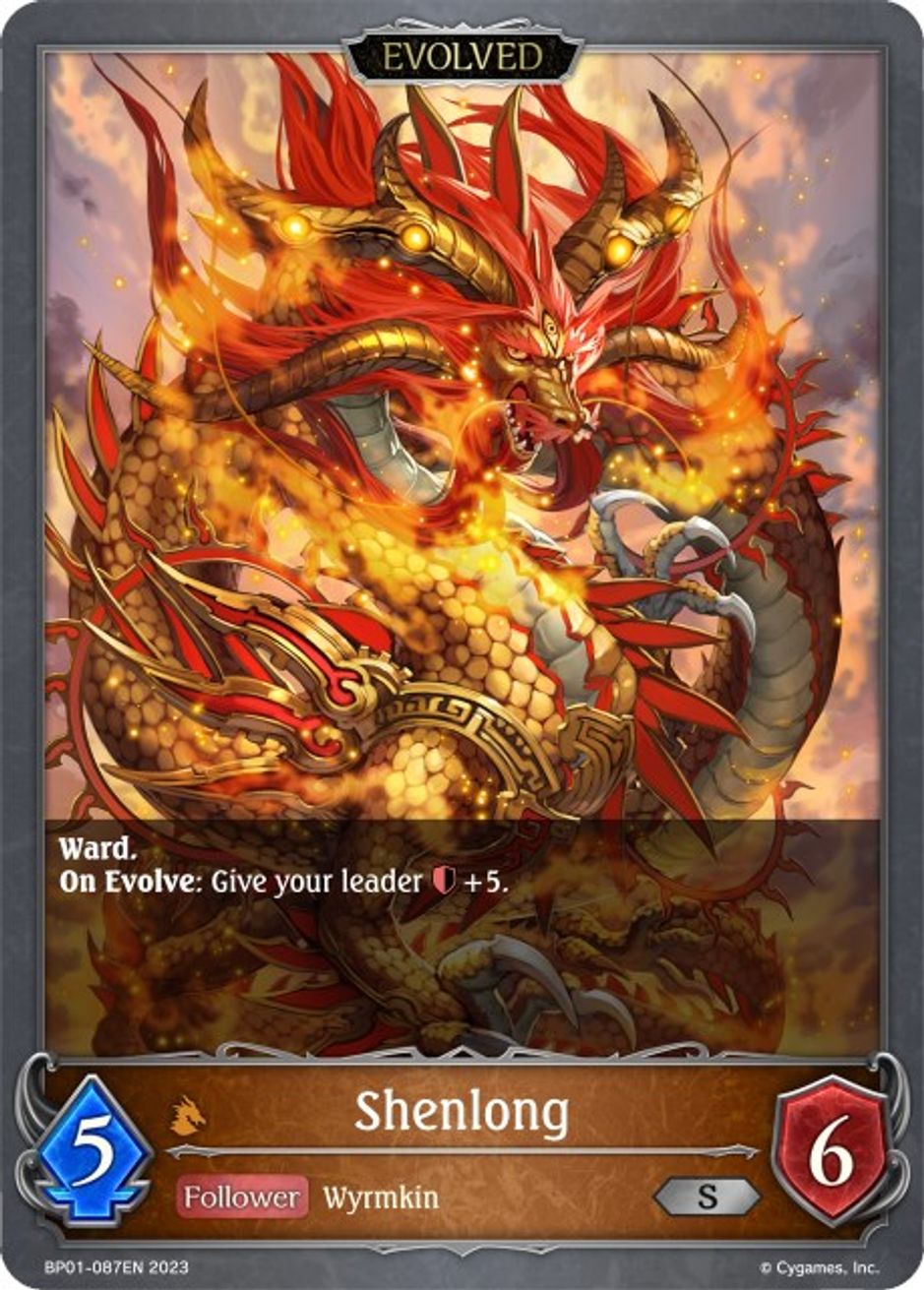 Shenlong (Evolved) - BP01: Advent of Genesis - Shadowverse: Evolve