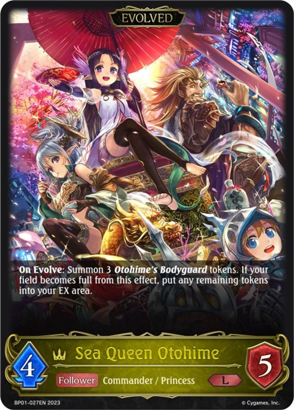 Sea Queen Otohime (Evolved) - BP01: Advent of Genesis - Shadowverse