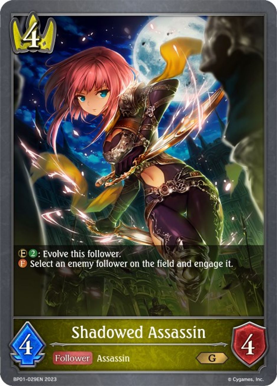 Shadowed Assassin - BP01: Advent of Genesis - Shadowverse