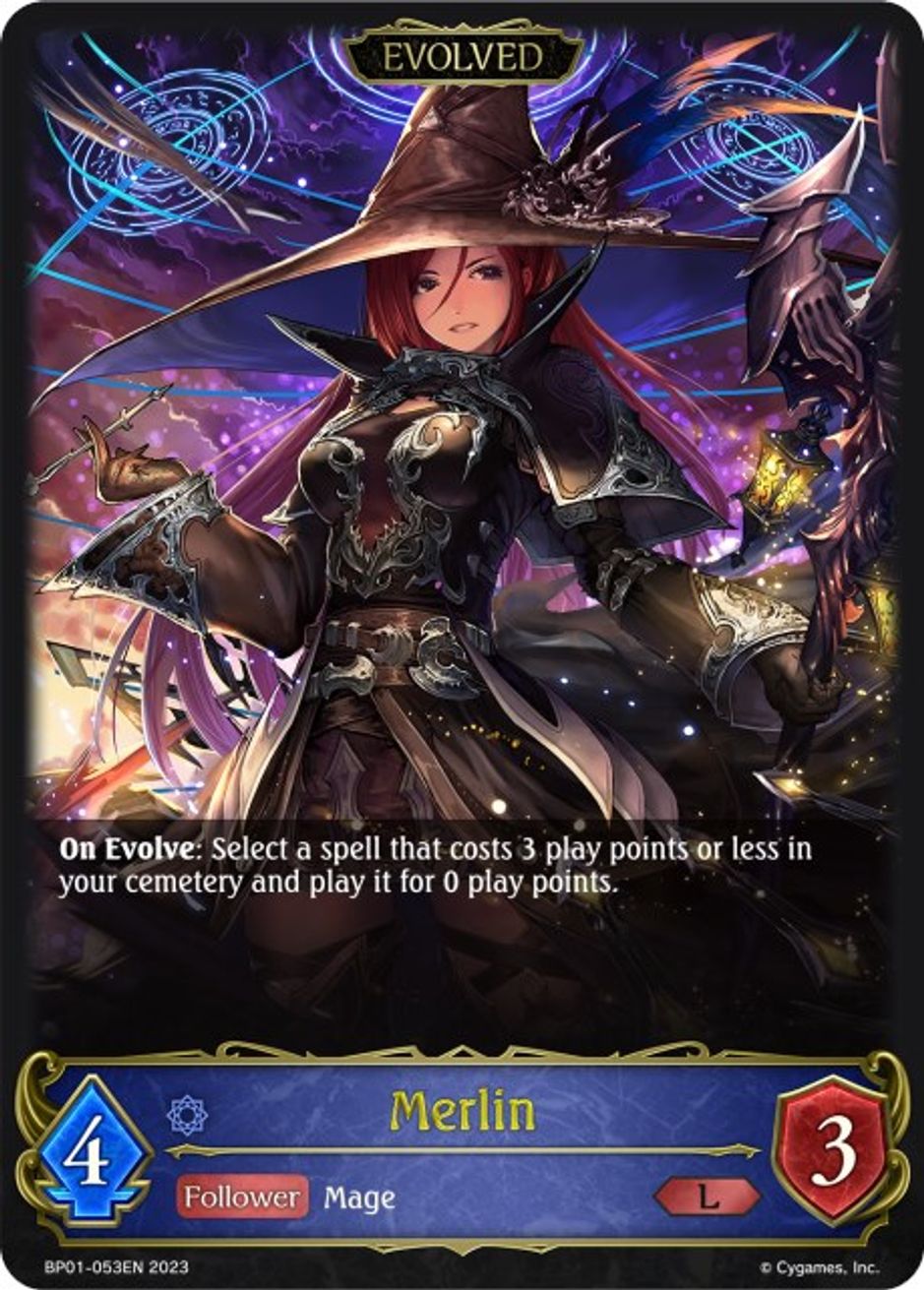 Merlin (Evolved) - BP01: Advent of Genesis - Shadowverse