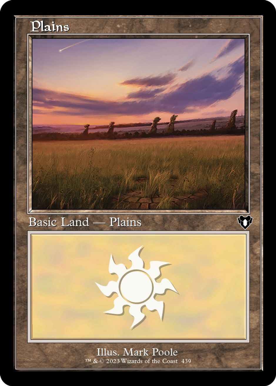 Plains (439) (Retro Frame) - Commander Masters - Magic: The Gathering