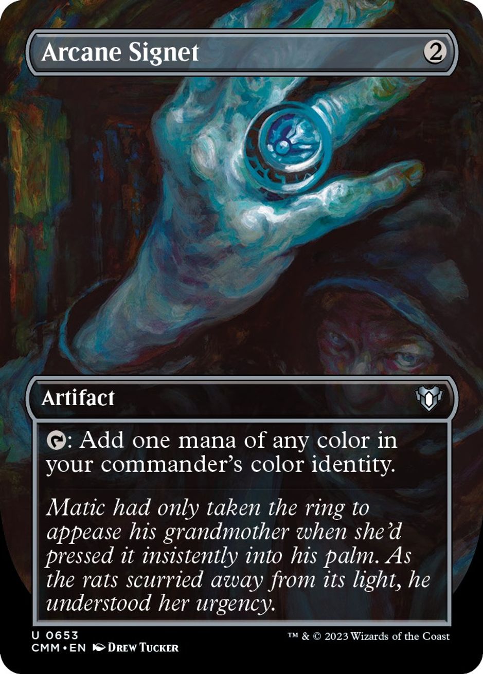 Arcane Signet (Borderless) - Commander Masters - Magic: The Gathering