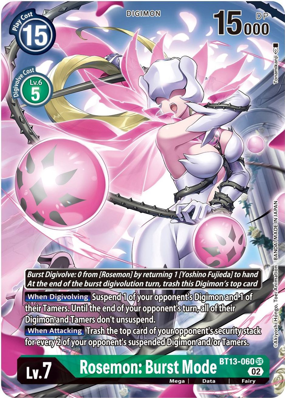 Rosemon: Burst Mode (Alternate Art) - Versus Royal Knights - Digimon Card Game