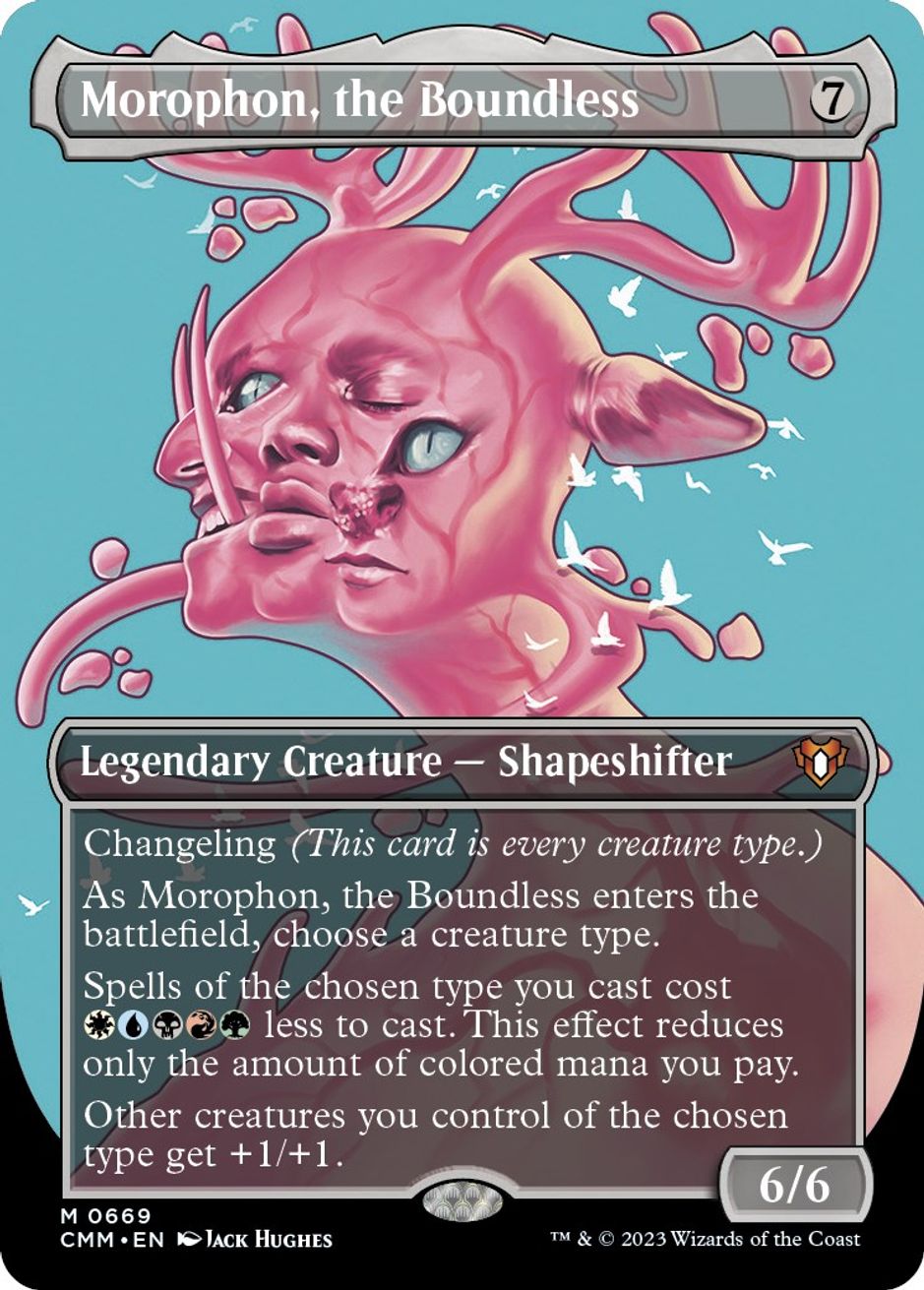 Morophon, the Boundless (Borderless) - Commander Masters - Magic: The ...