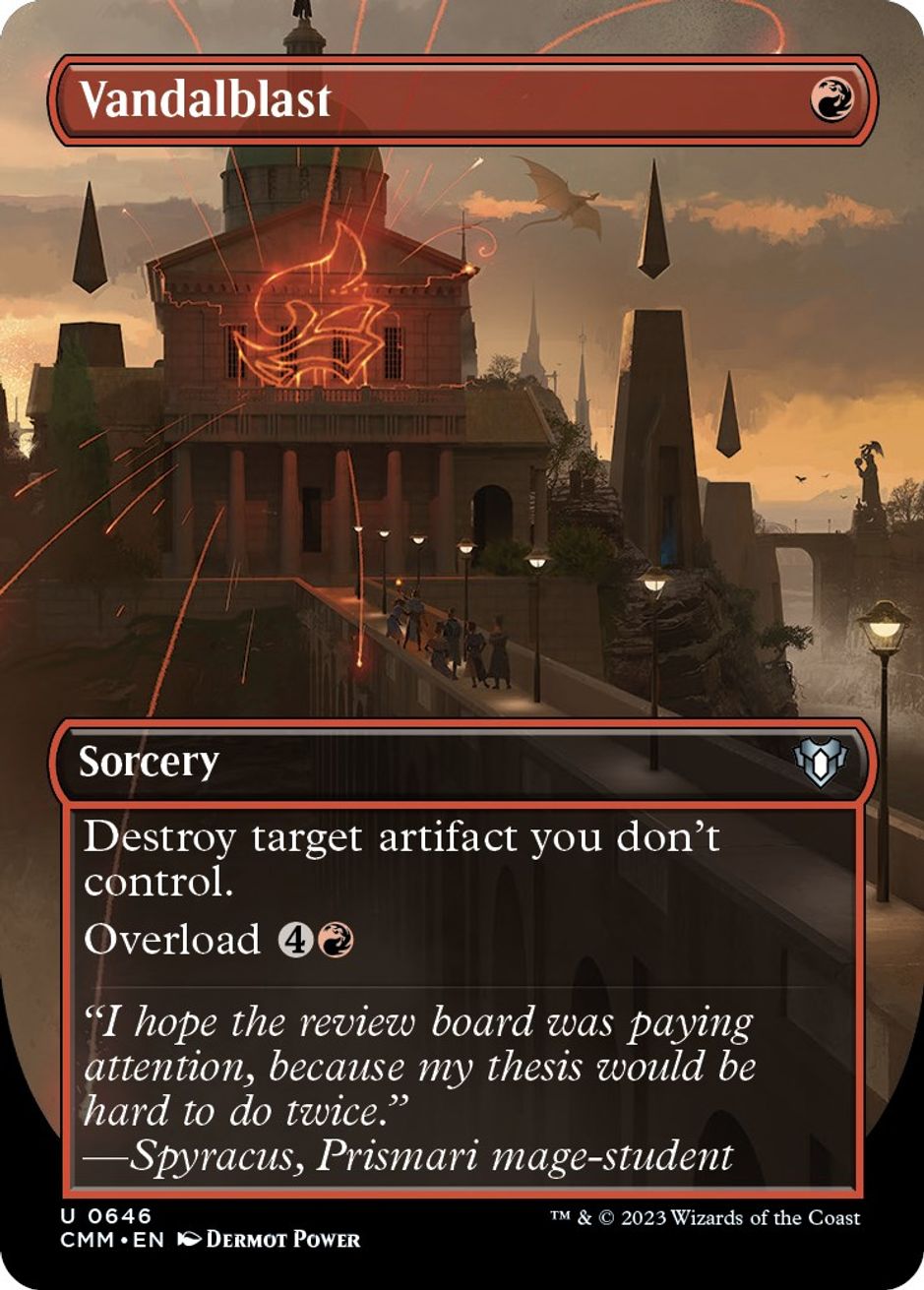 Vandalblast (Borderless) - Commander Masters - Magic: The Gathering