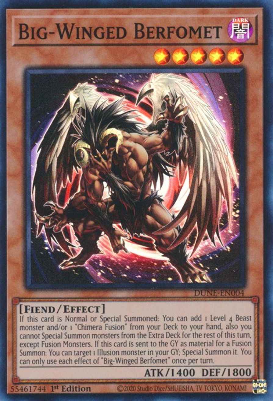 Big-Winged Berfomet - Duelist Nexus - YuGiOh