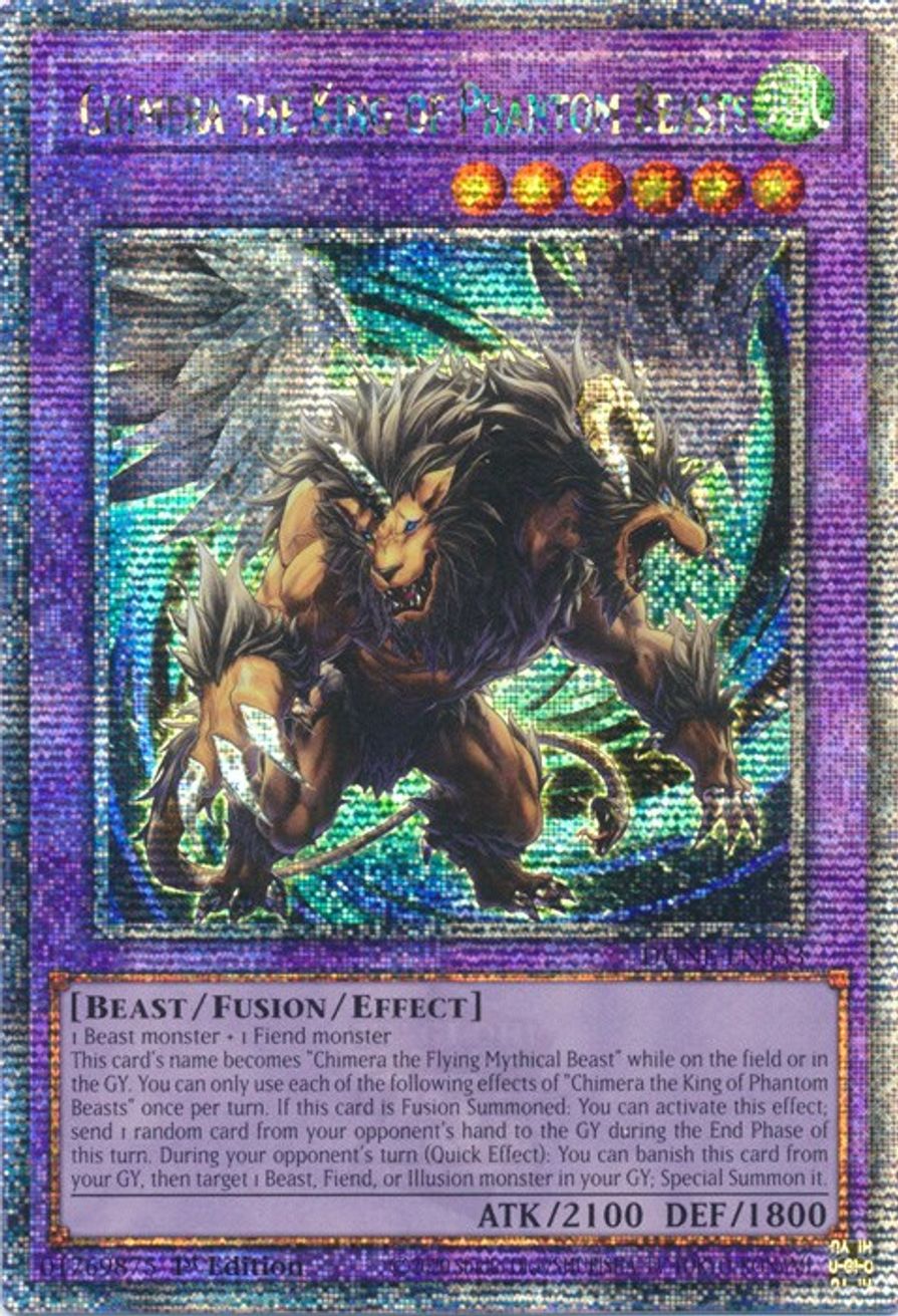Chimera the King of Phantom Beasts (Quarter Century Secret Rare ...