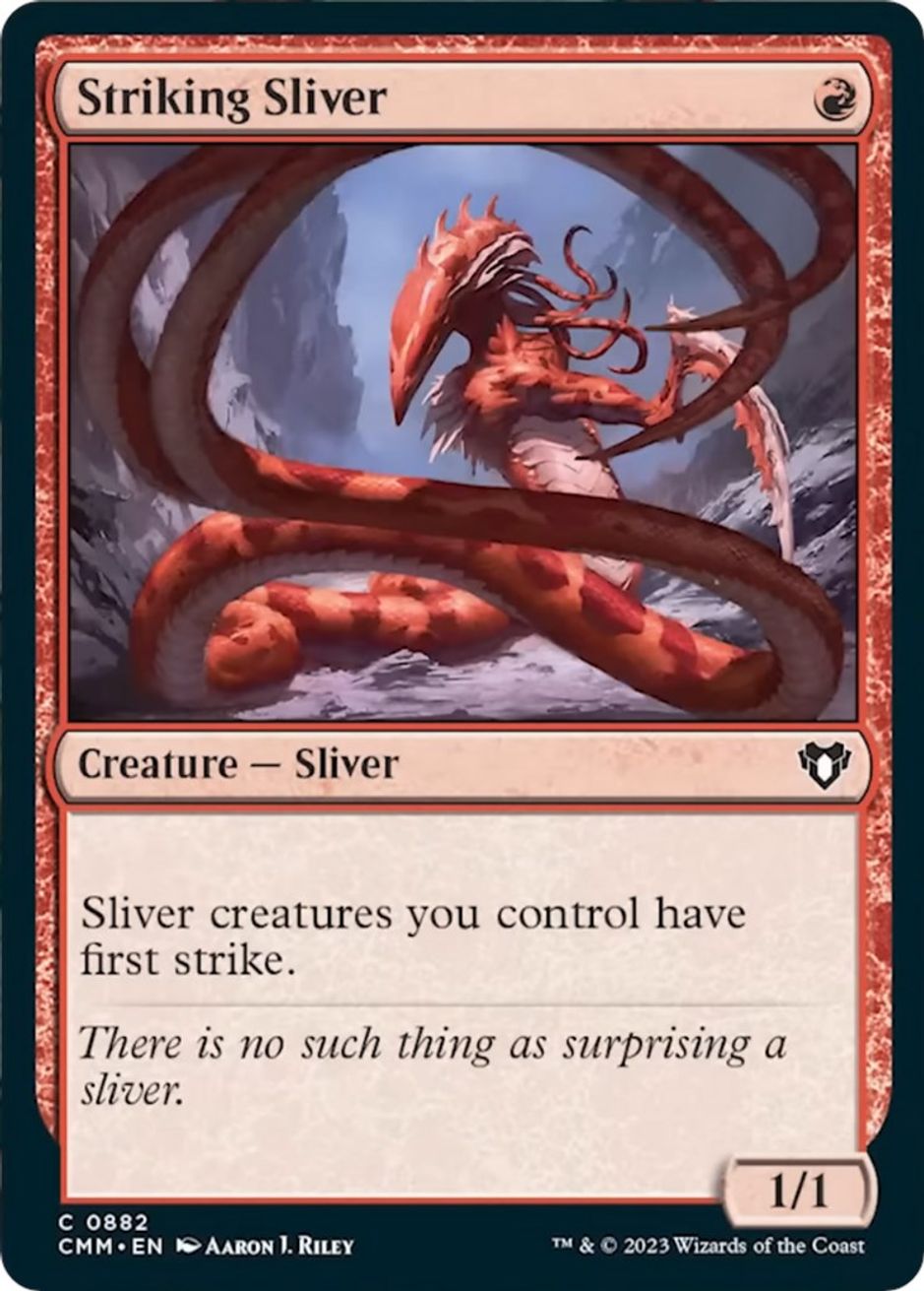 Striking Sliver - Commander Masters - Magic: The Gathering