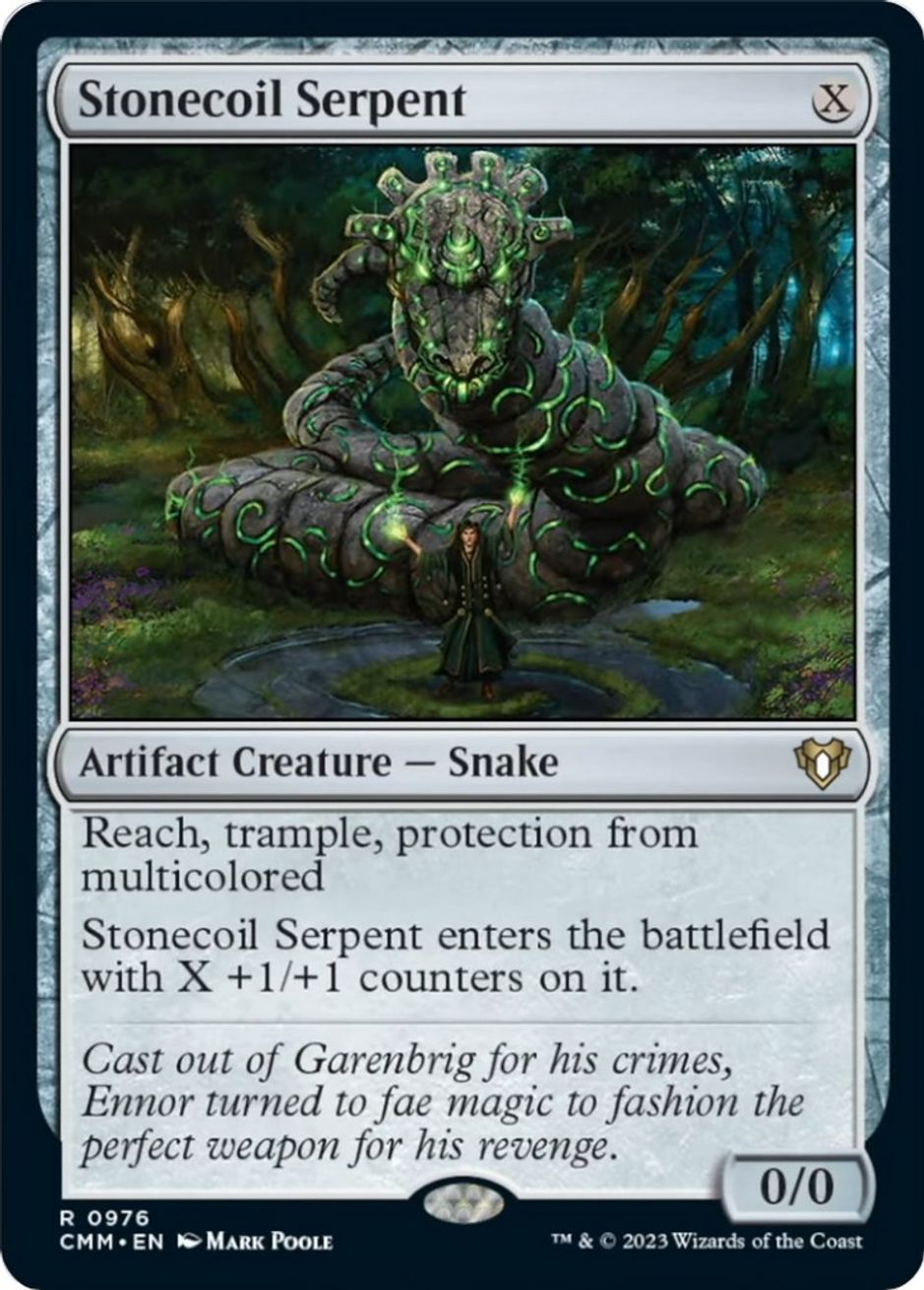 Stonecoil Serpent - Commander Masters - Magic: The Gathering