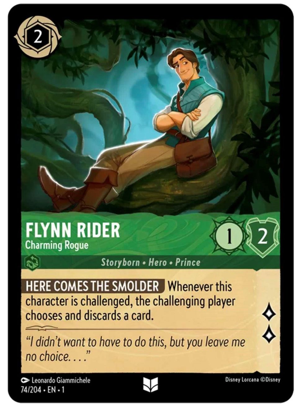 Flynn Rider - Charming Rogue - The First Chapter - Disney Lorcana