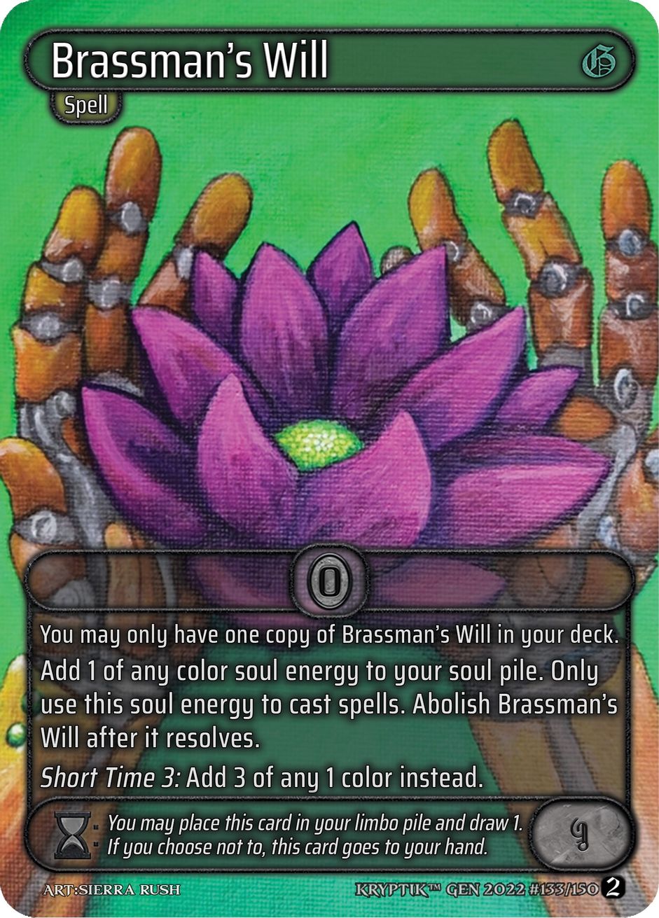 Brassman's Will - Genesis [Wave 2] - Kryptik TCG