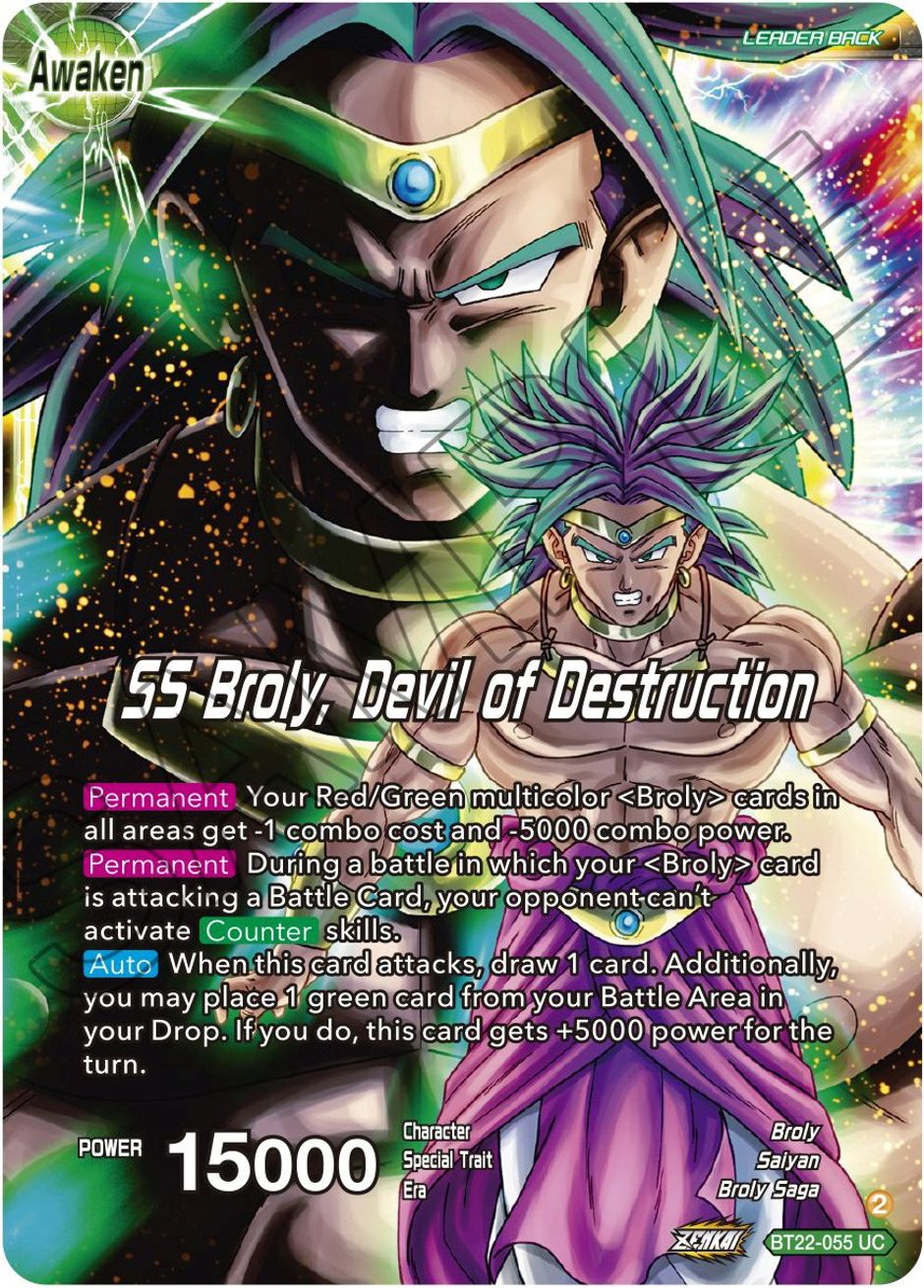 Broly & Paragus // SS Broly, Devil of Destruction - Critical Blow ...