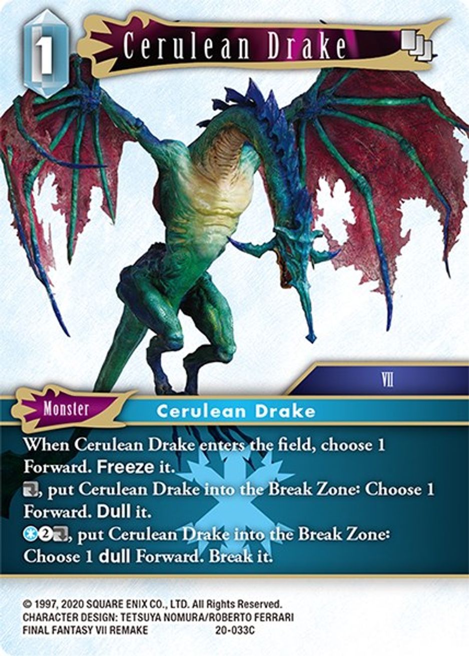 Cerulean Drake - Dawn of Heroes - Final Fantasy TCG