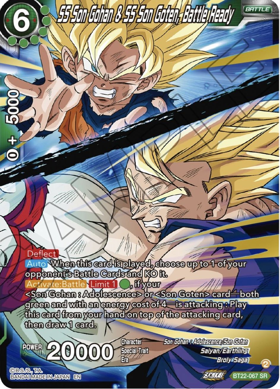 SS Son Gohan & SS Son Goten, Battle Ready - Critical Blow - Dragon Ball ...