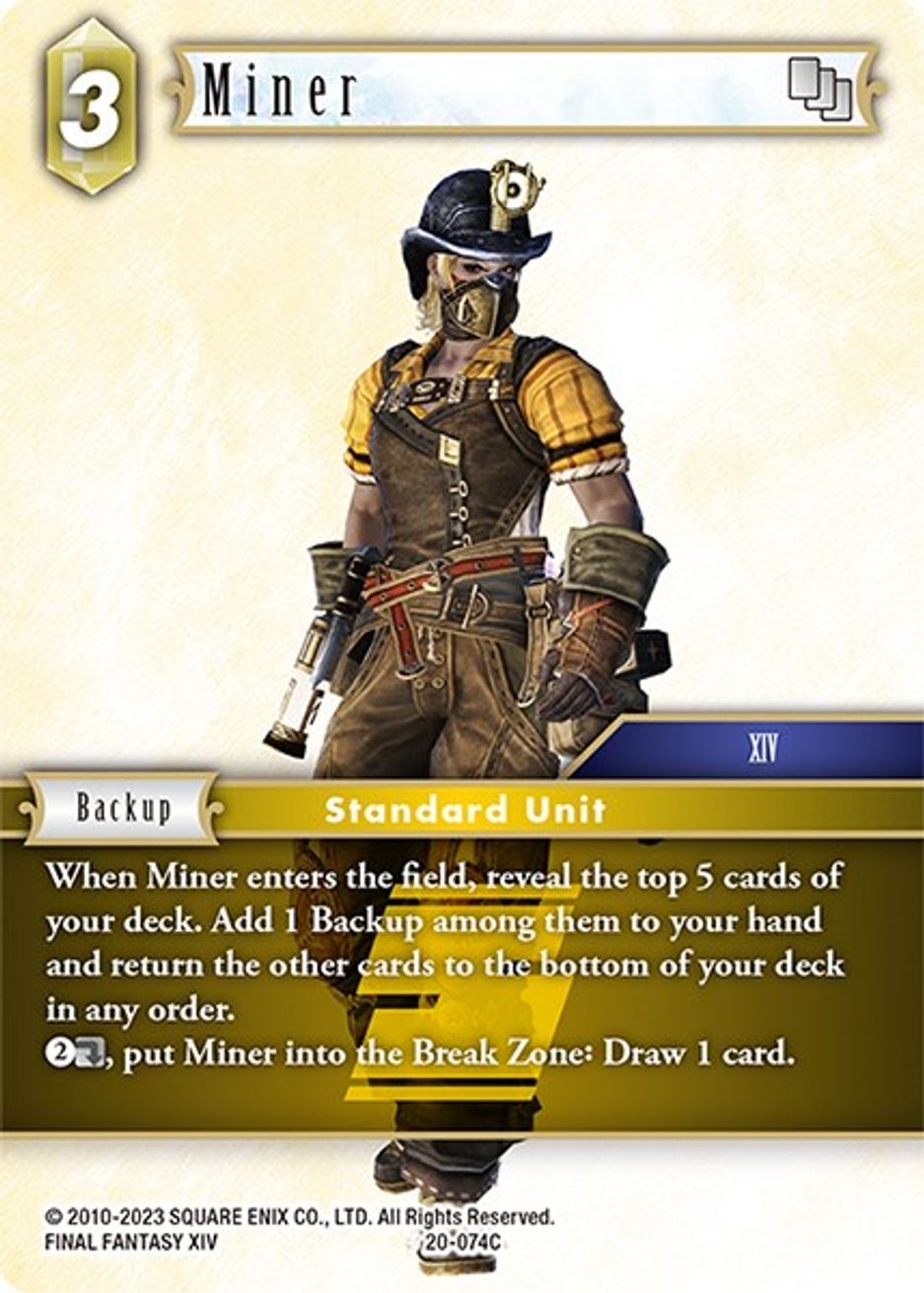 Miner - Dawn of Heroes - Final Fantasy TCG