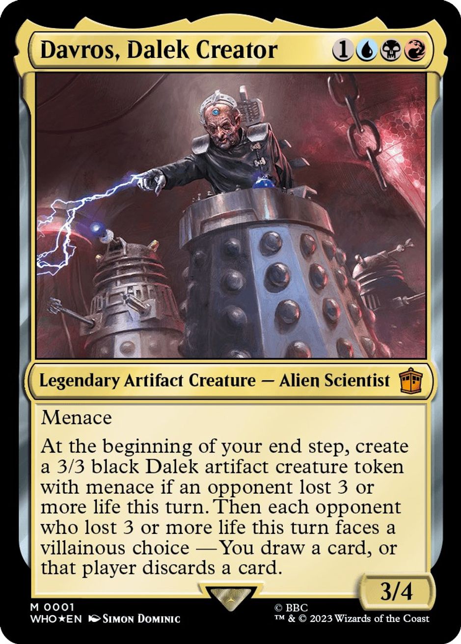 Davros, Dalek Creator - Universes Beyond: Doctor Who - Magic: The Gathering