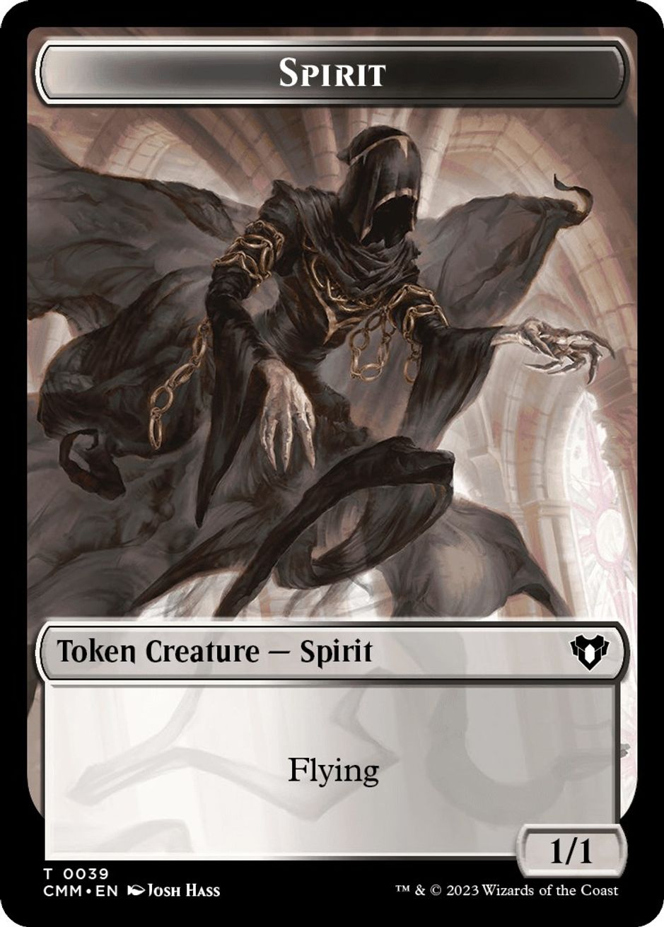 Spirit (0039) // Stoneforged Blade Double-Sided Token - Commander ...