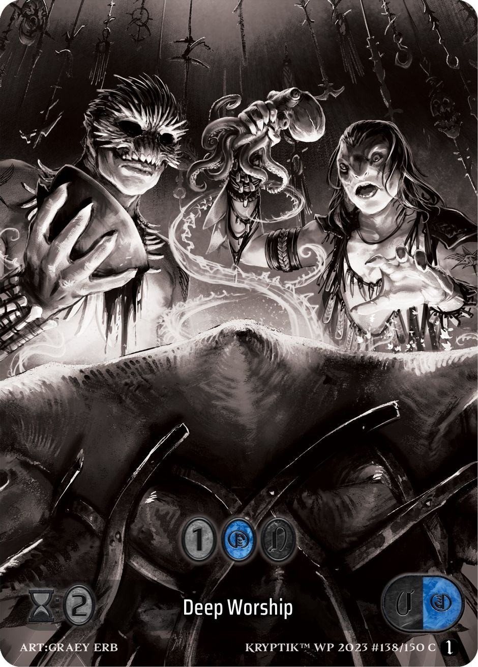 Deep Worship (Box Topper) - Wicked Prophecy [Wave 1] (eBay Gen Con Exclusive) - Kryptik TCG