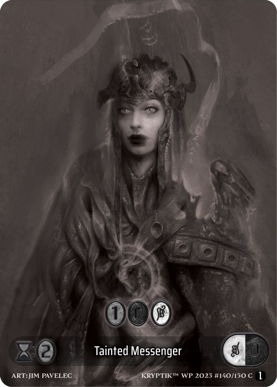 Tainted Messenger (Box Topper) - Wicked Prophecy [Wave 1] (eBay Gen Con Exclusive) - Kryptik TCG