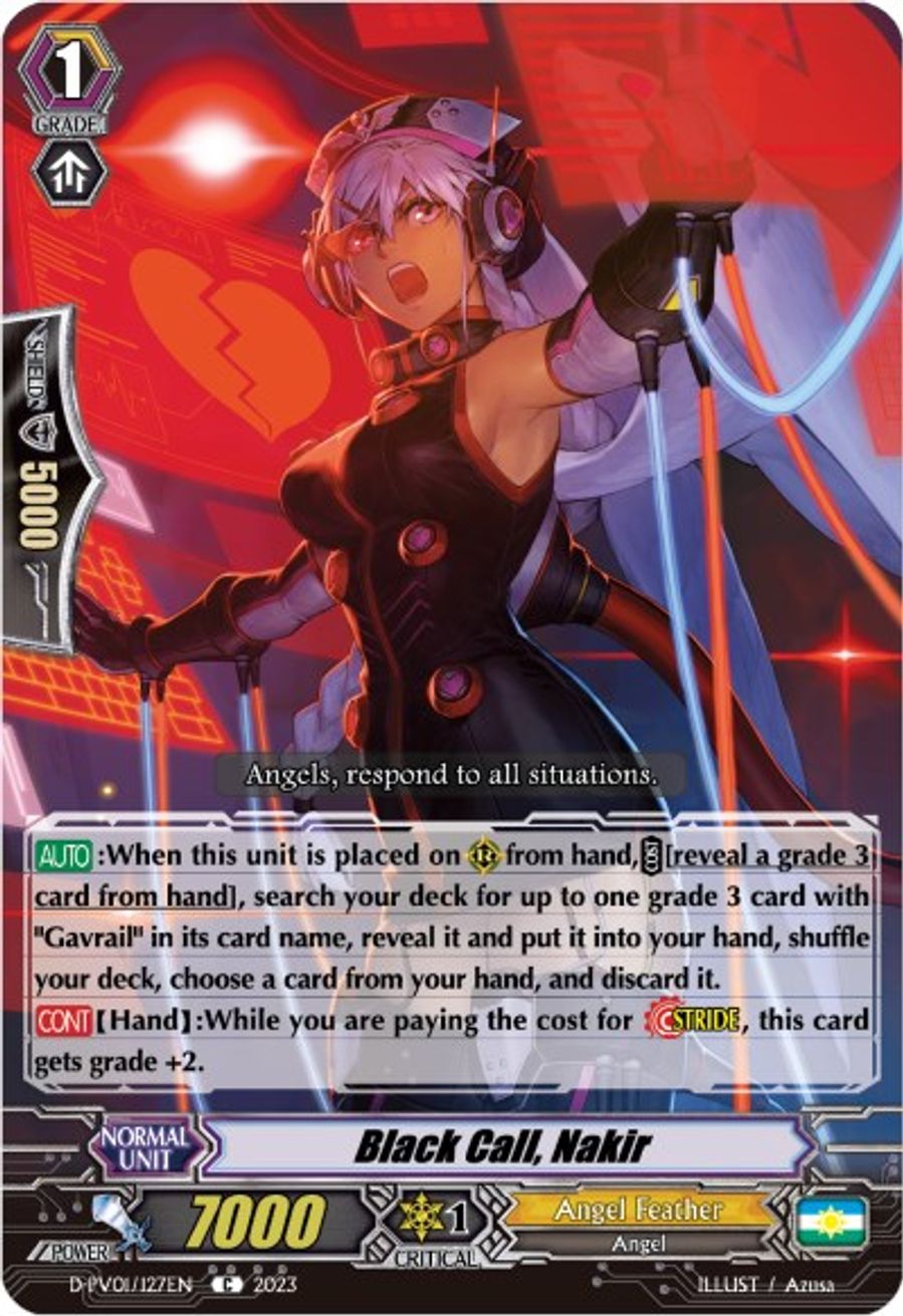Black Call, Nakir - D-PV01: History Collection - Cardfight Vanguard