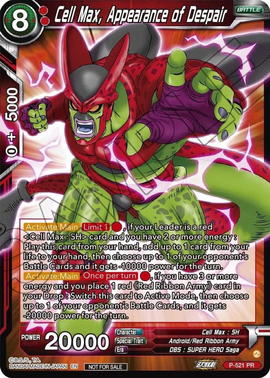 Cell Max, Appearance of Despair (Zenkai Series Tournament Pack Vol.5 ...