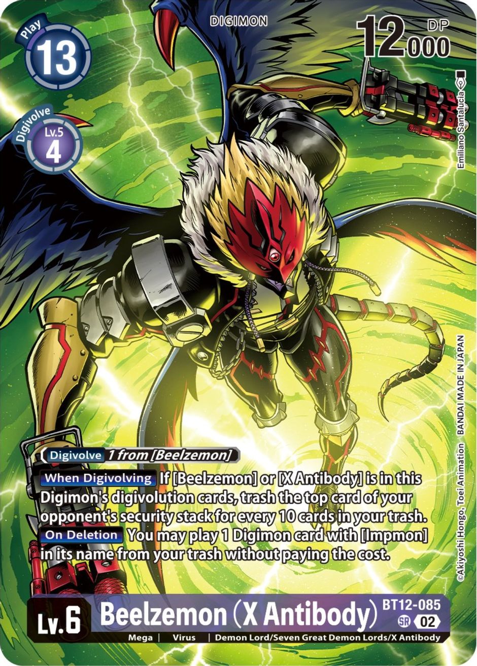 Beelzemon (X Antibody) (Premium Binder Set) - Across Time - Digimon ...