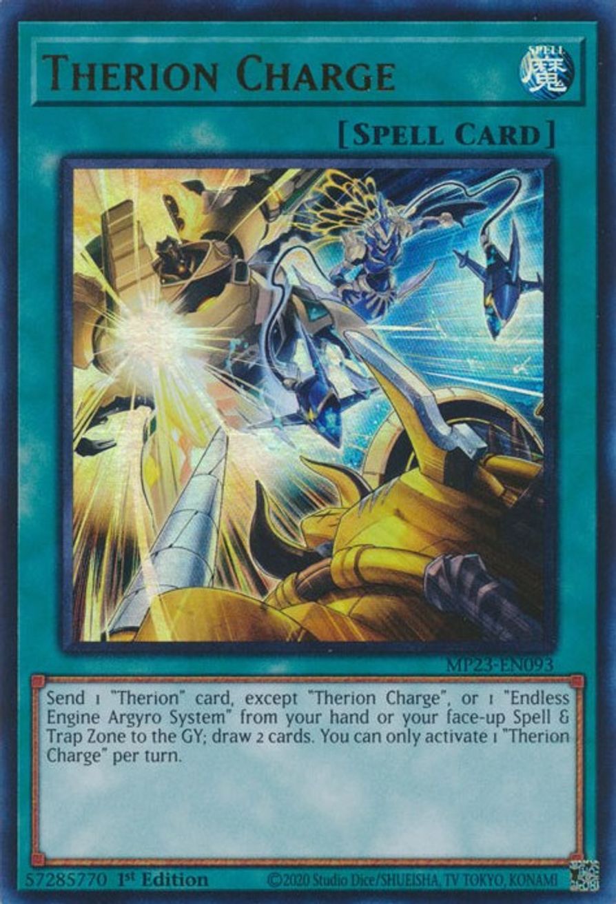 Therion Charge - 25th Anniversary Tin: Dueling Heroes Mega Pack - YuGiOh