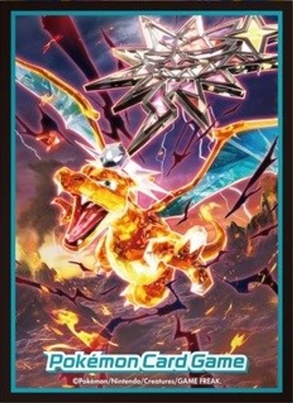 Pokemon TCG: Pokemon Center Japan Exclusive Card Sleeves - Terastal Charizard (64-Pack ...