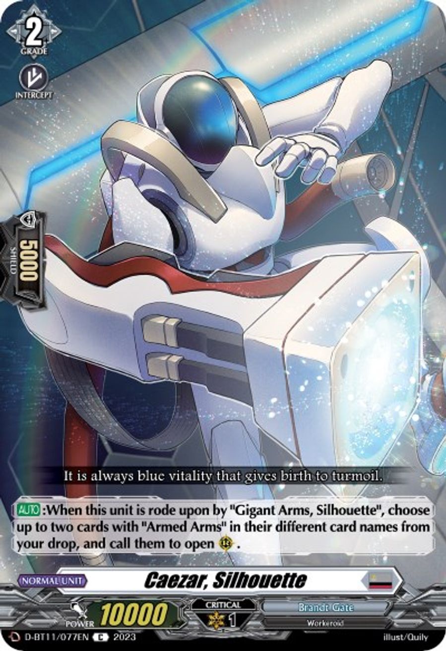 Caezar, Silhouette - Clash of the Heroes - Cardfight Vanguard