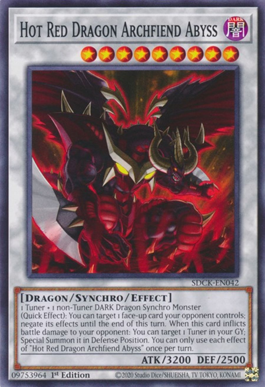 Hot Red Dragon Archfiend Abyss - Structure Deck: The Crimson King - YuGiOh