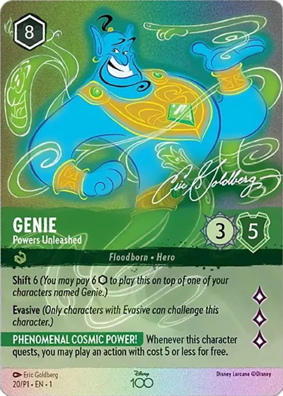 Genie - Powers Unleashed (Alternate Art) - Disney100 Promos - Disney ...
