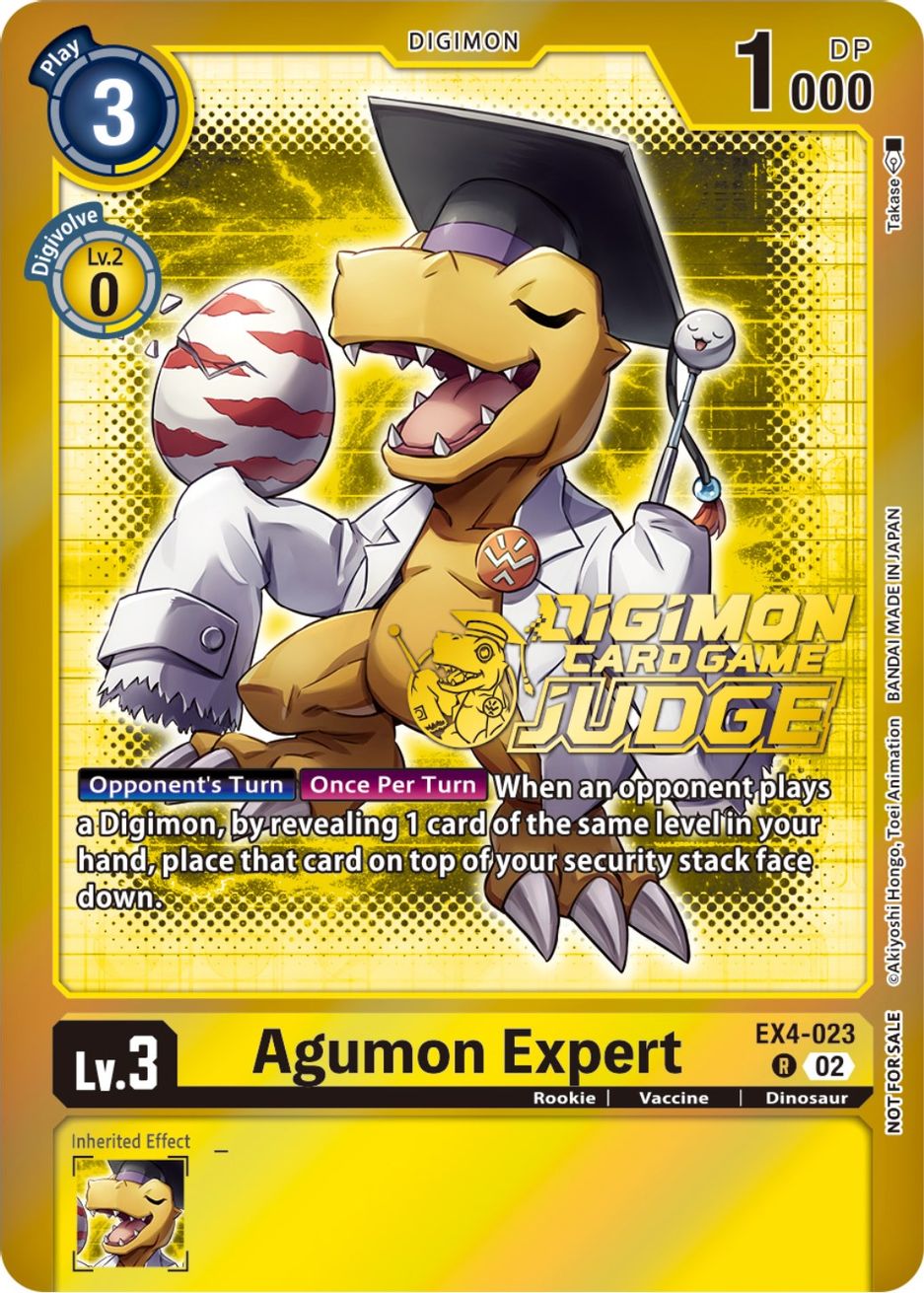 Agumon Expert - EX4-023 (Judge Pack 4) - Alternative Being Booster ...